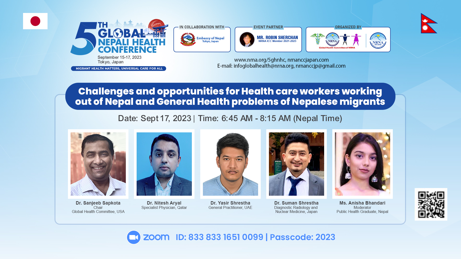 Fifth Global Nepali Health Conference – NRNA NCC JAPAN